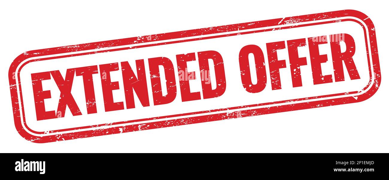 Extended offer word hi-res stock photography and images - Alamy