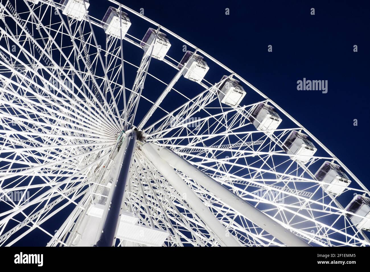 A general view of WOW - the Worthing Observation Wheel which opened ...