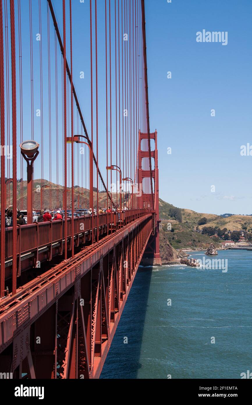 Perspective of golden gate bridge hi-res stock photography and images ...