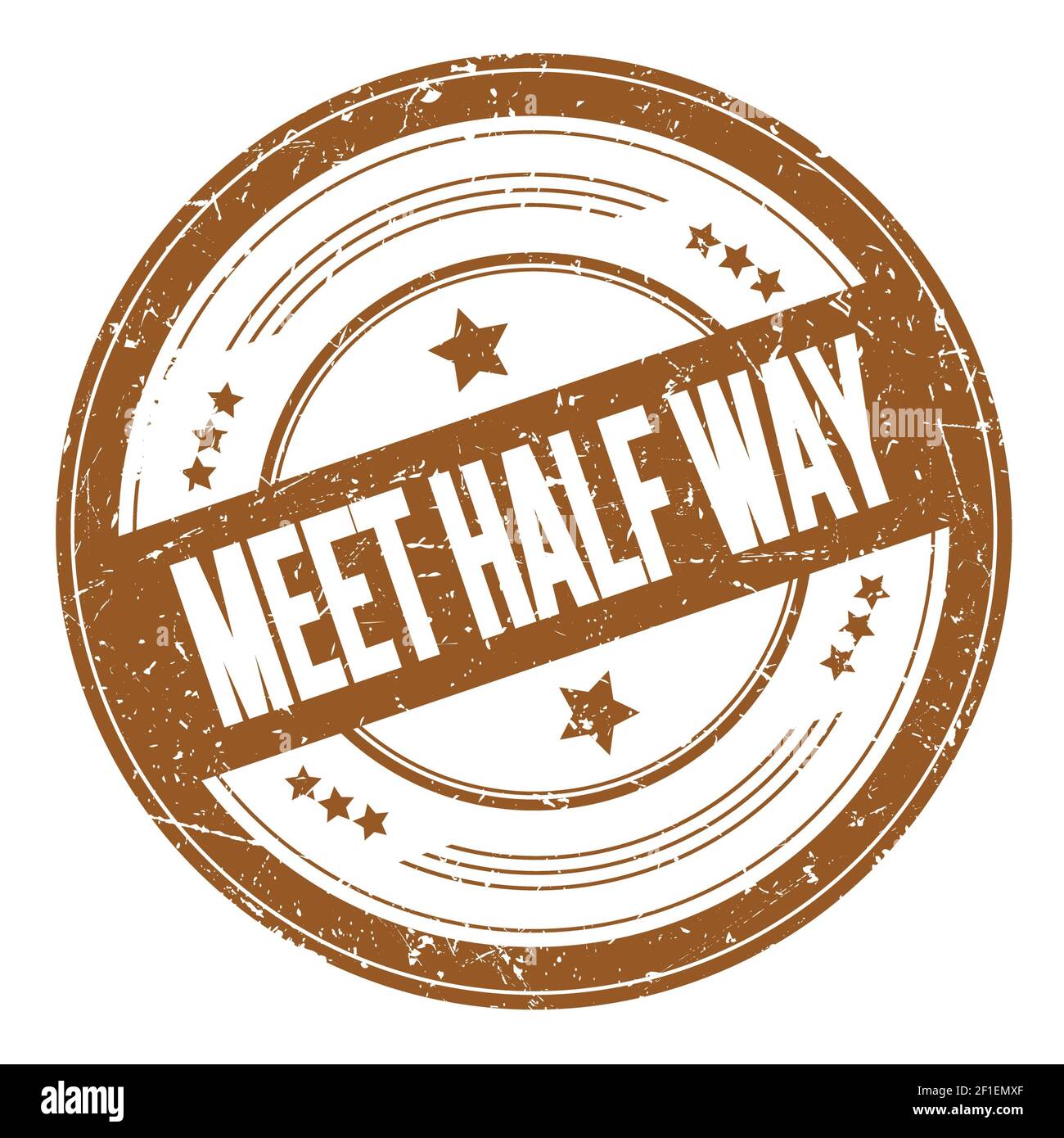 Meet half way stamp hi-res stock photography and images - Alamy