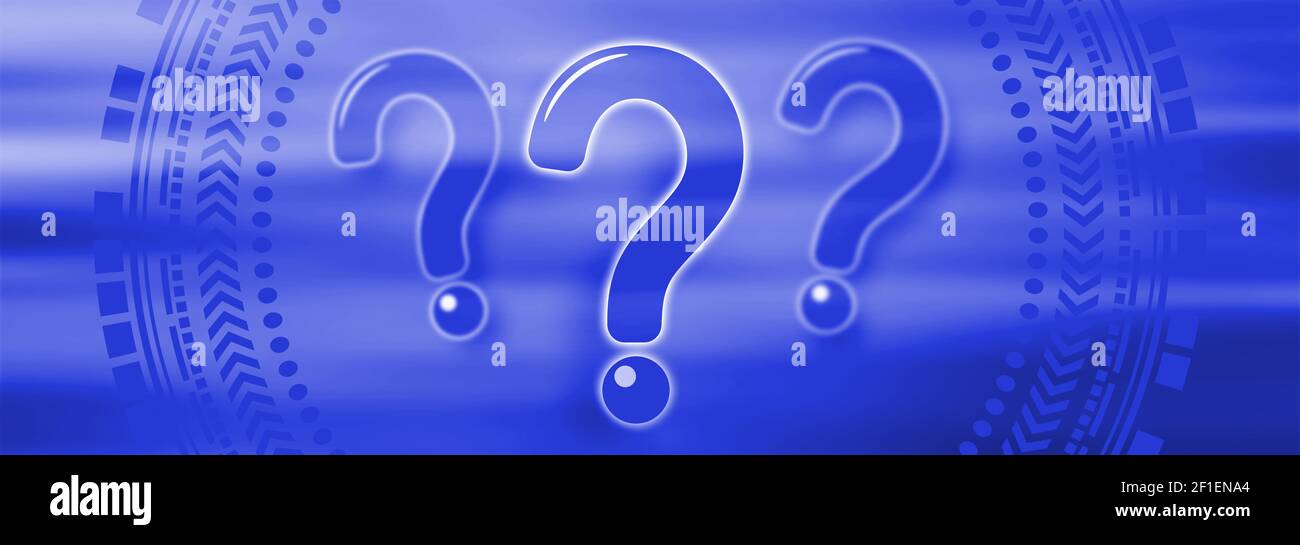 Illustration of a question concept Stock Photo - Alamy