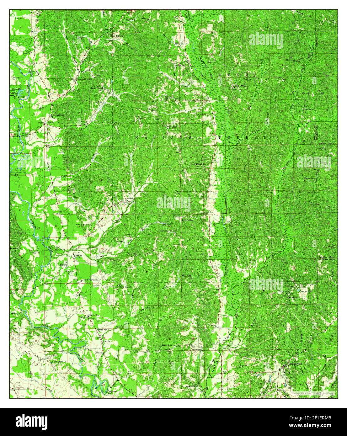 Summerfield, Alabama, map 1959, 1:62500, United States of America by ...