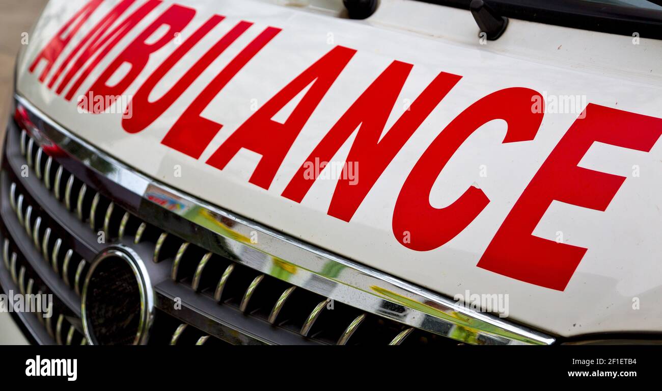 Ambulance bonnet hi-res stock photography and images - Alamy