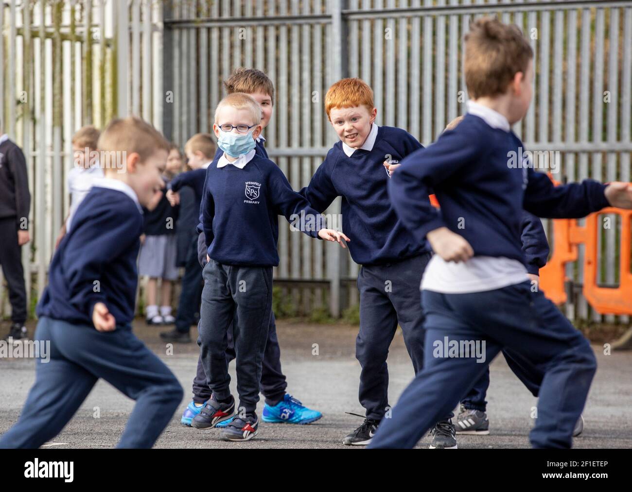Playground springfield school hi-res stock photography and images - Alamy