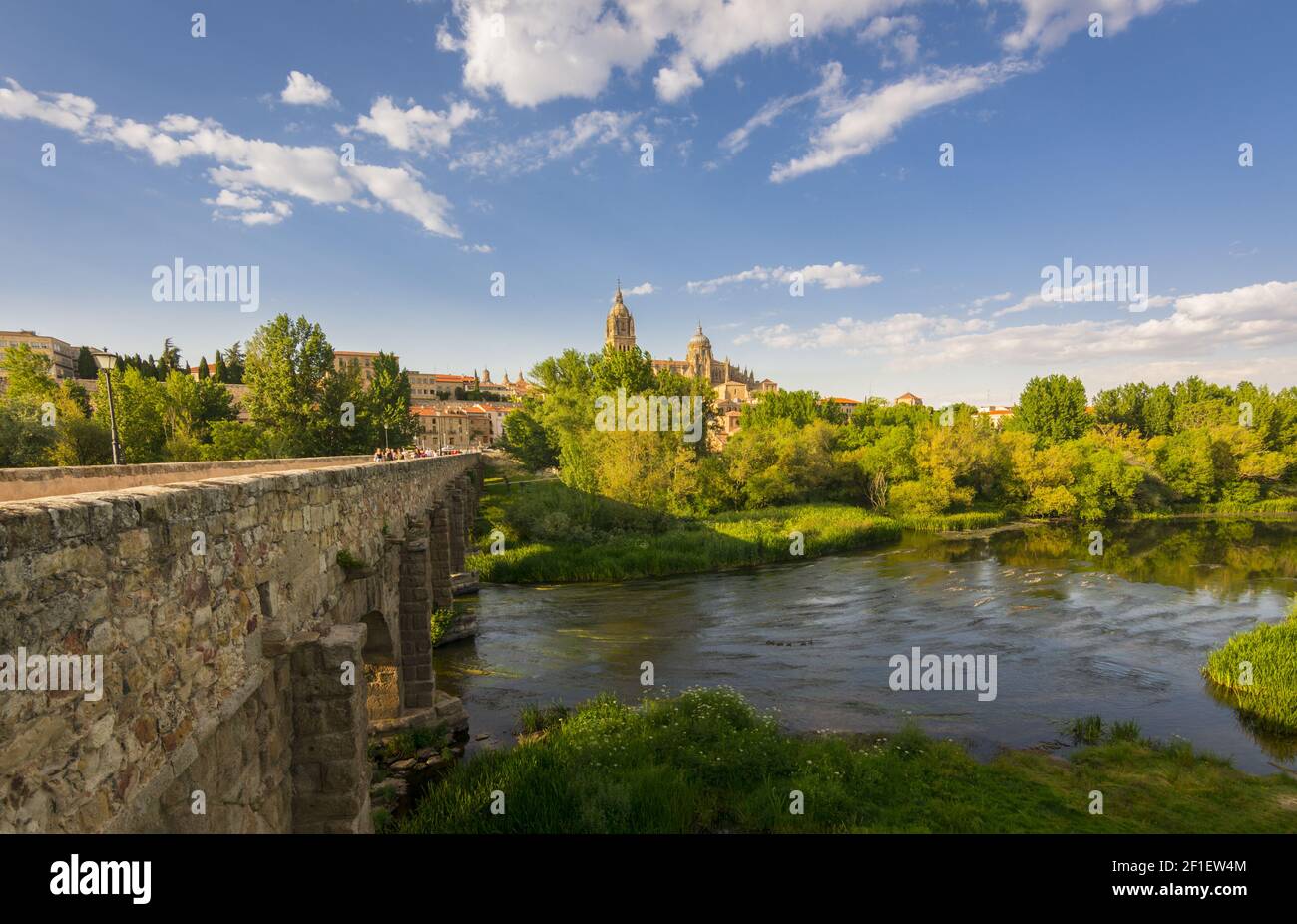 Salamanca bridge over tormes river hi-res stock photography and images ...