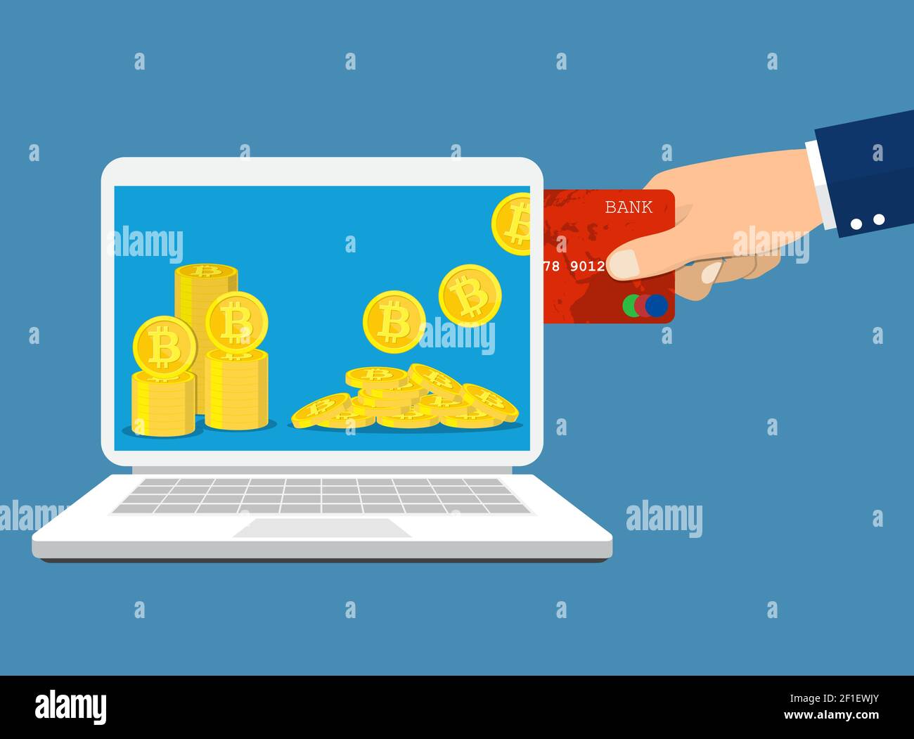 Bitcoin client Stock Vector Images - Alamy