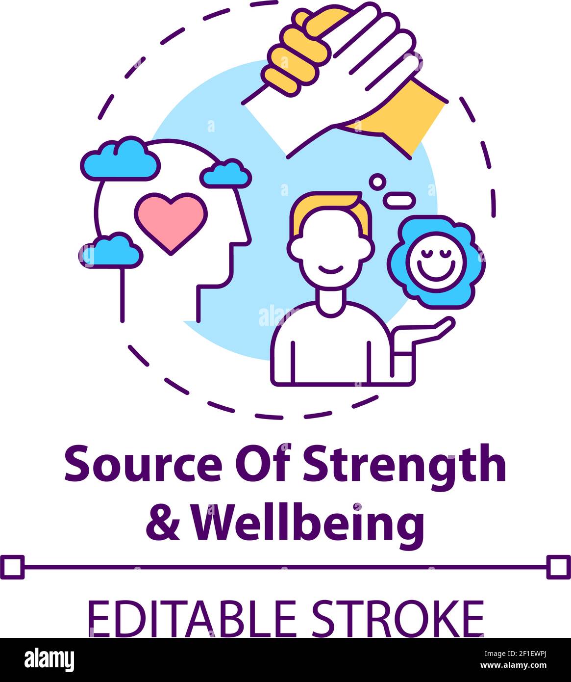 Mental wellbeing support Cut Out Stock Images & Pictures - Alamy