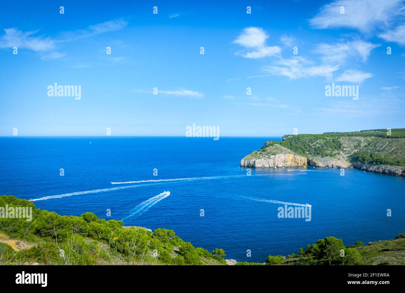 Small bay of Cala Montgo, costa brava, Spain Stock Photo - Alamy