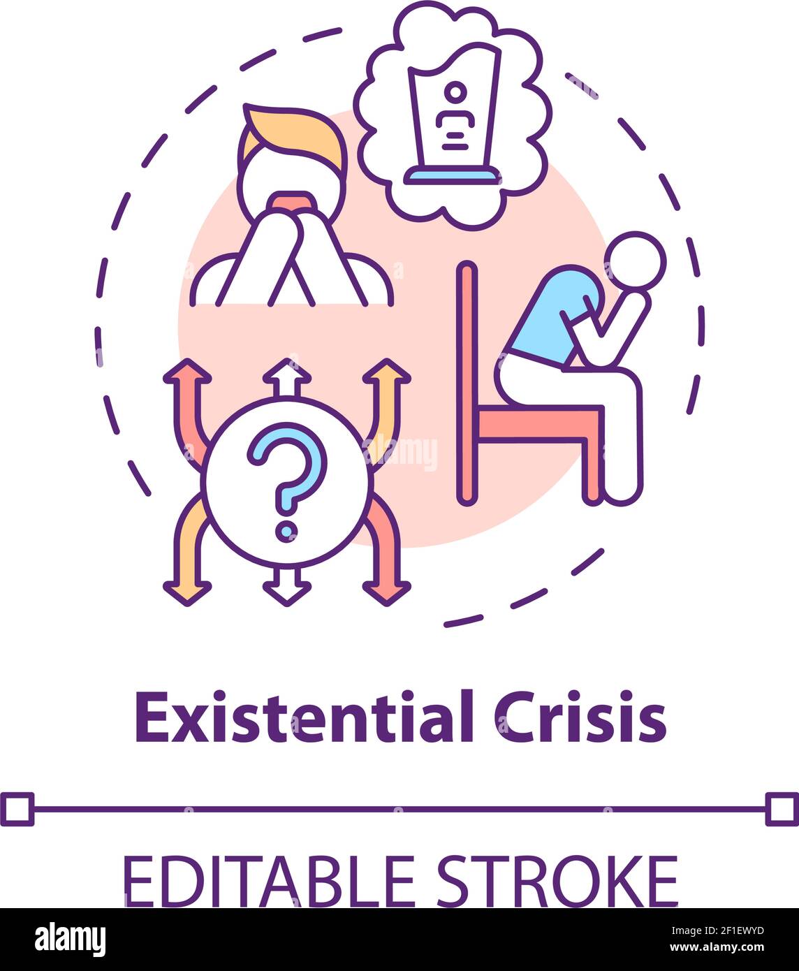 Crisis of faith Stock Vector Images - Alamy