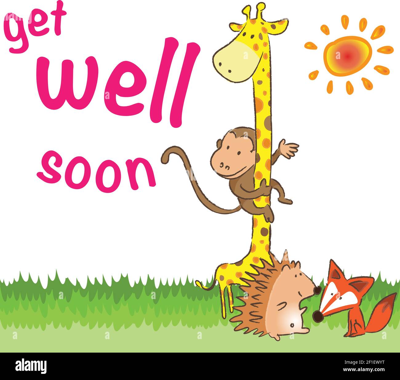 Get Well Soon Pictures Cartoon Get Well Soon Vector Images
