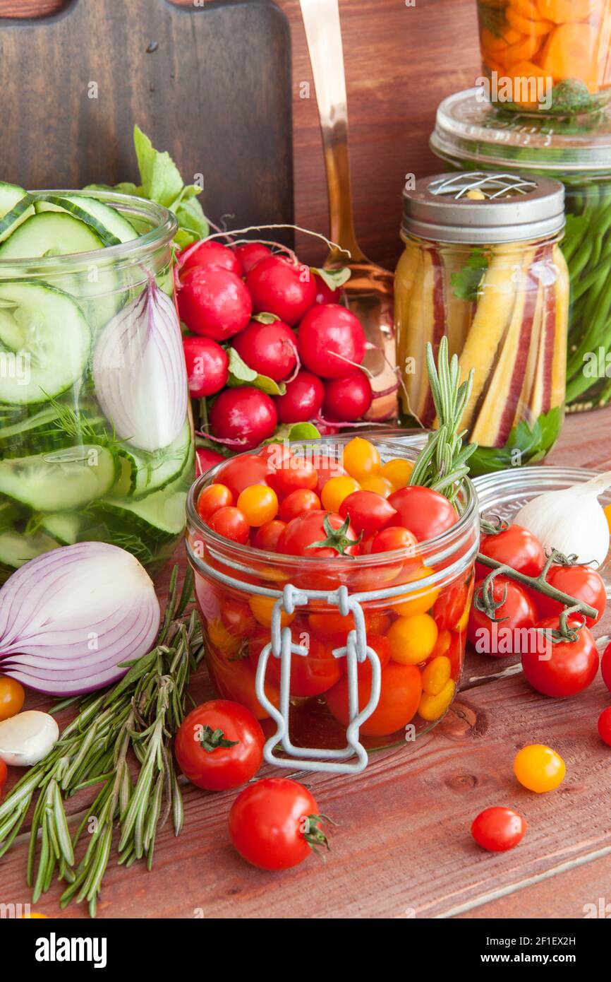 Preserving vegetables hi-res stock photography and images - Alamy