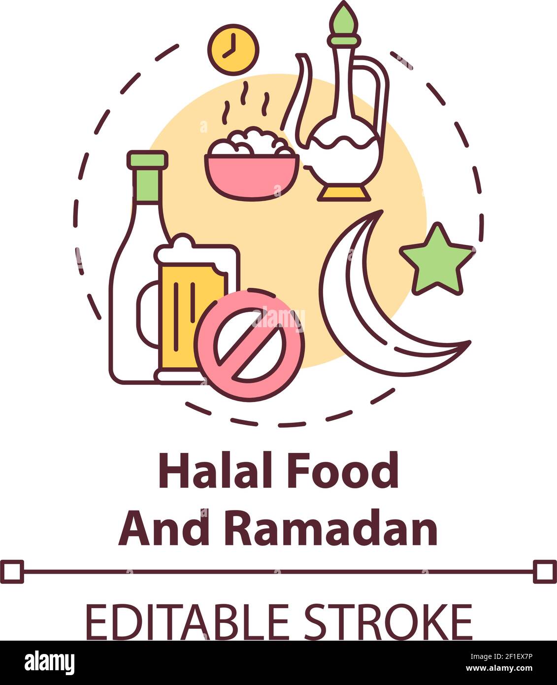 Islamic dish Stock Vector Images - Alamy