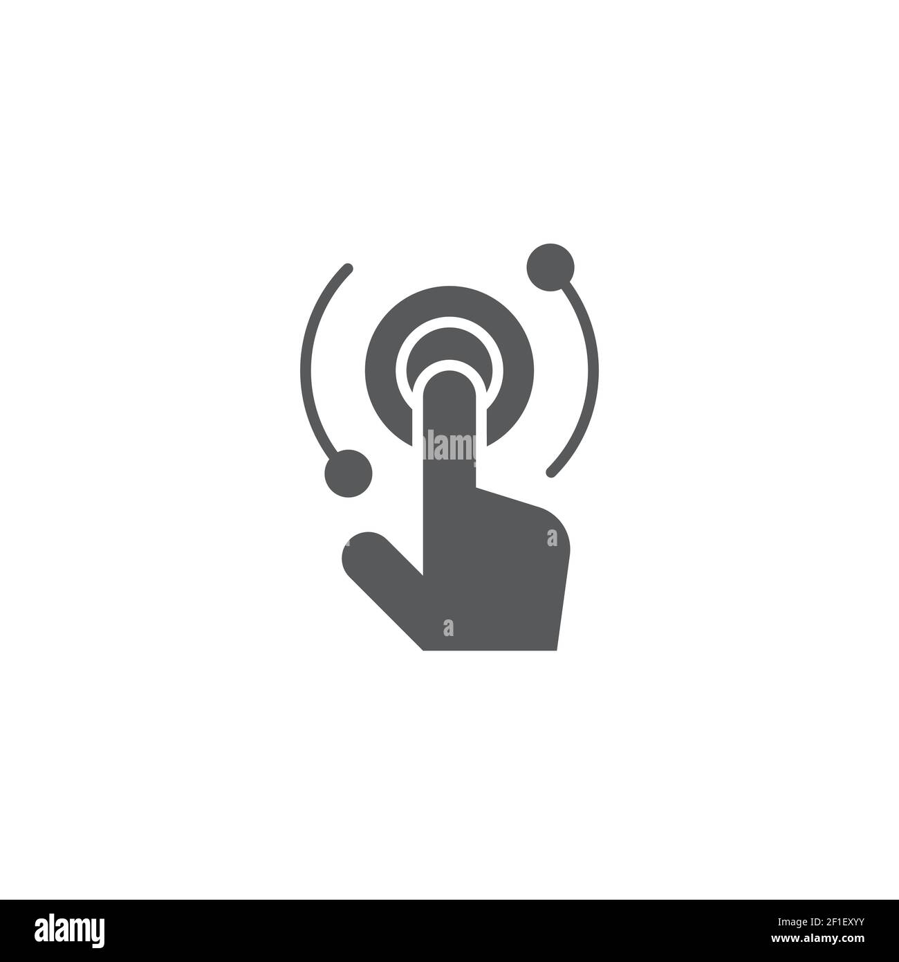interactive interface solid icon vector illustration pictogram isolated on white Stock Vector ...