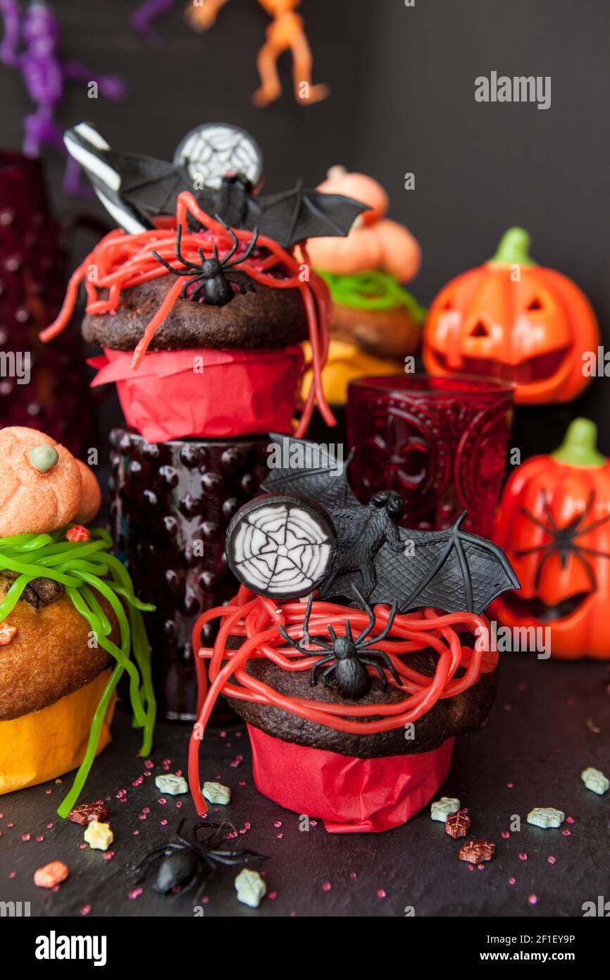 Colorful candy for Halloween Stock Photo - Alamy