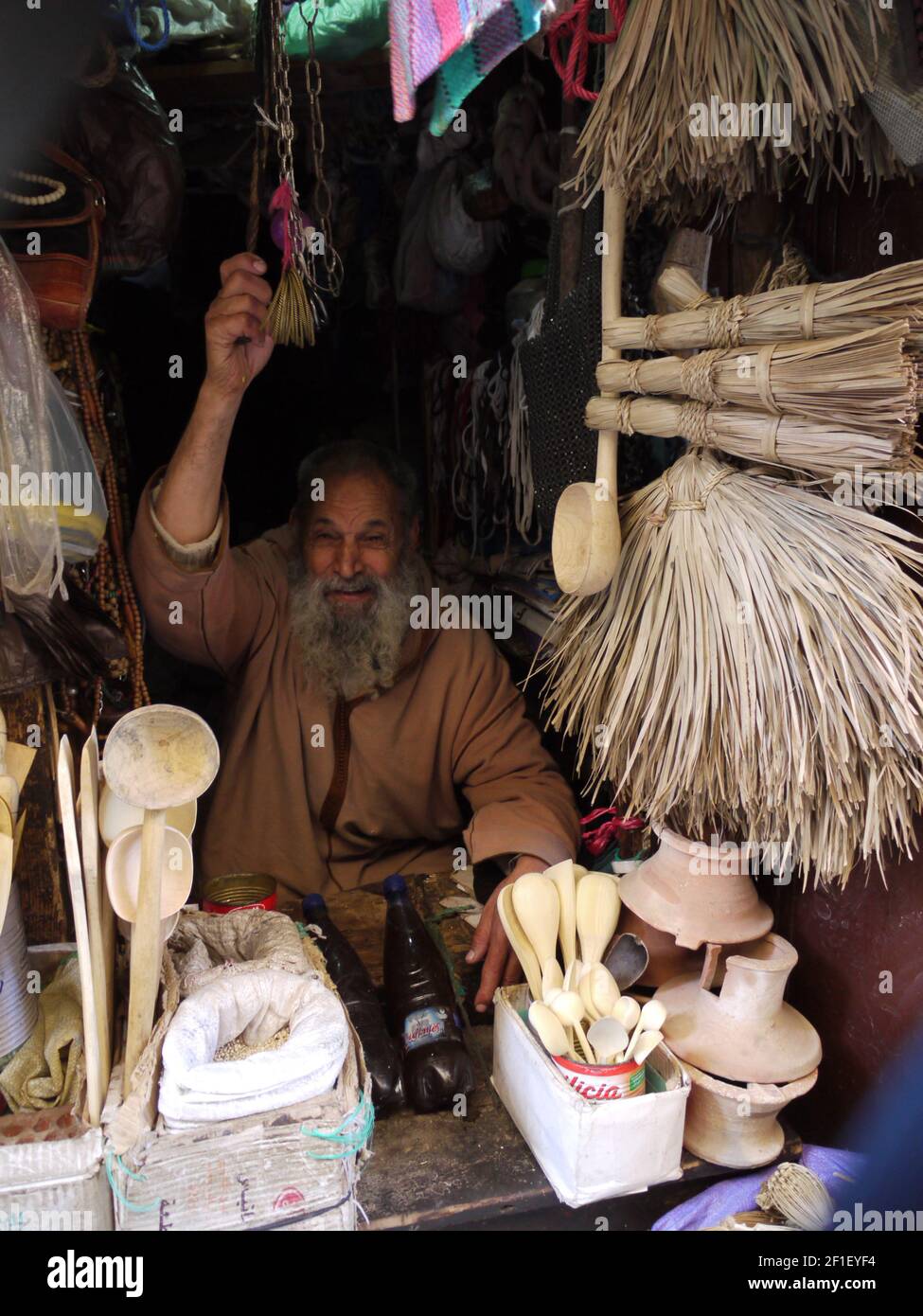 General scenes of people and places in the town of FEZ in the North ...