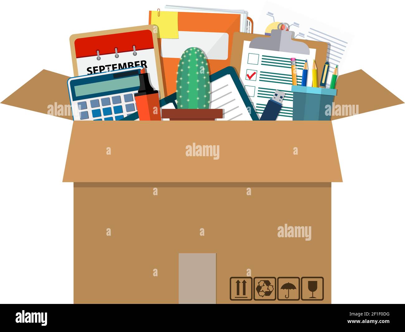 Moving to new office Stock Vector Image & Art - Alamy