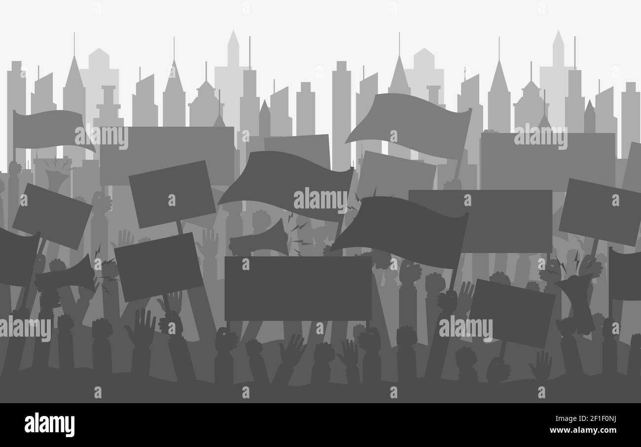 Protesters protestors Stock Vector Images - Alamy