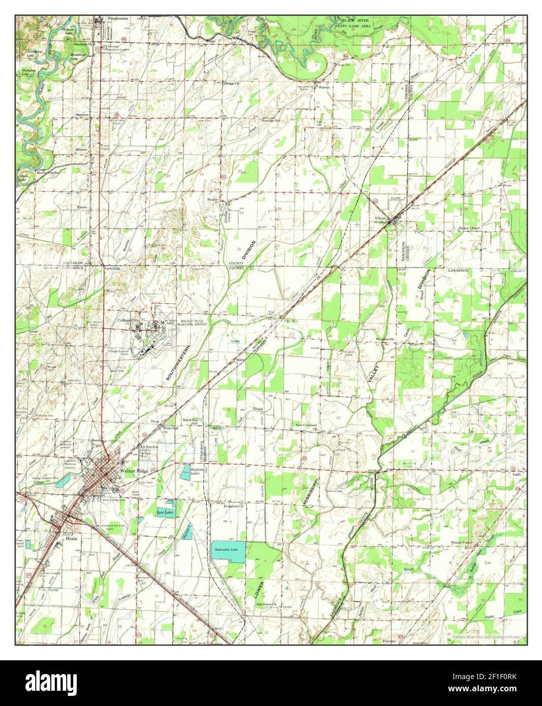 Walnut ridge arkansas map Cut Out Stock Images & Pictures - Alamy