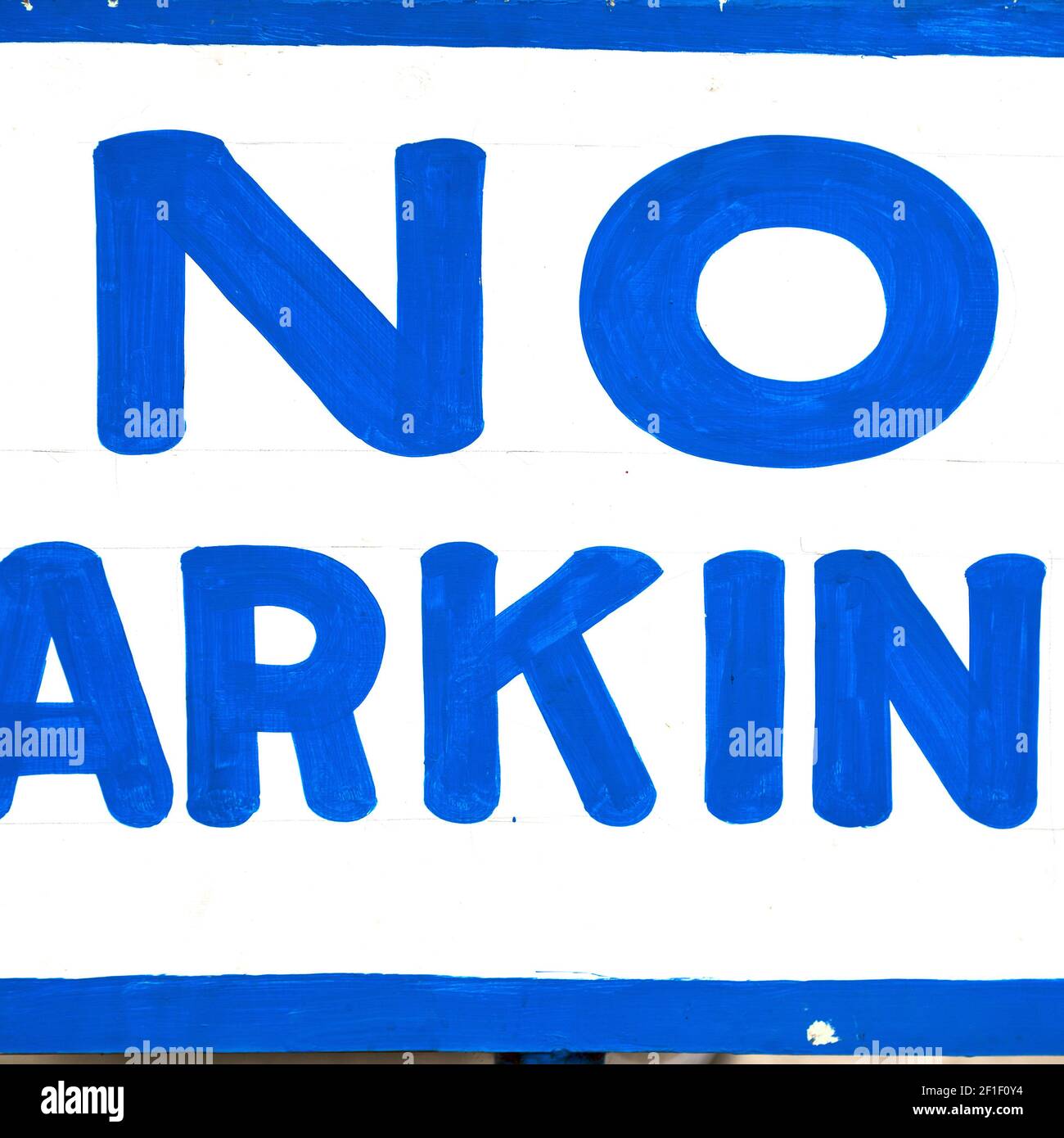 Old dirty label of parking signal Stock Photo - Alamy
