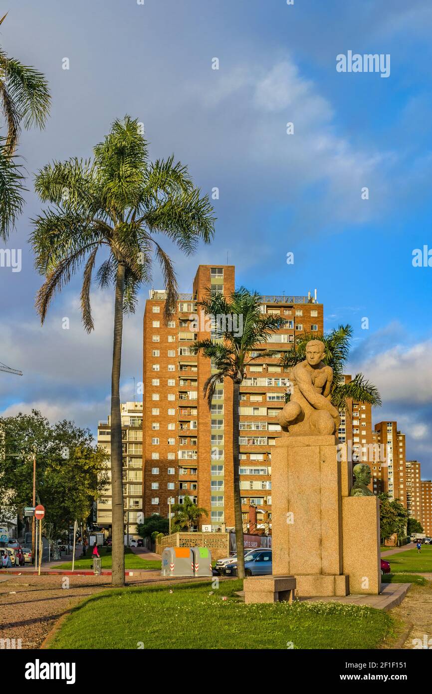 Urban Scene at Montevideo City, Uruguay Stock Photo - Alamy