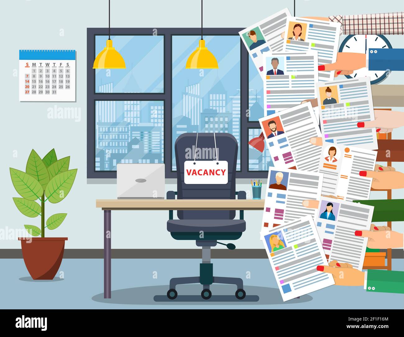 Hands holds resume Stock Vector Image & Art - Alamy