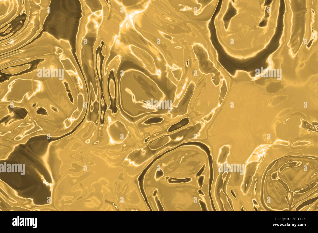 cute orange shining fluid metal computer graphics background or texture ...