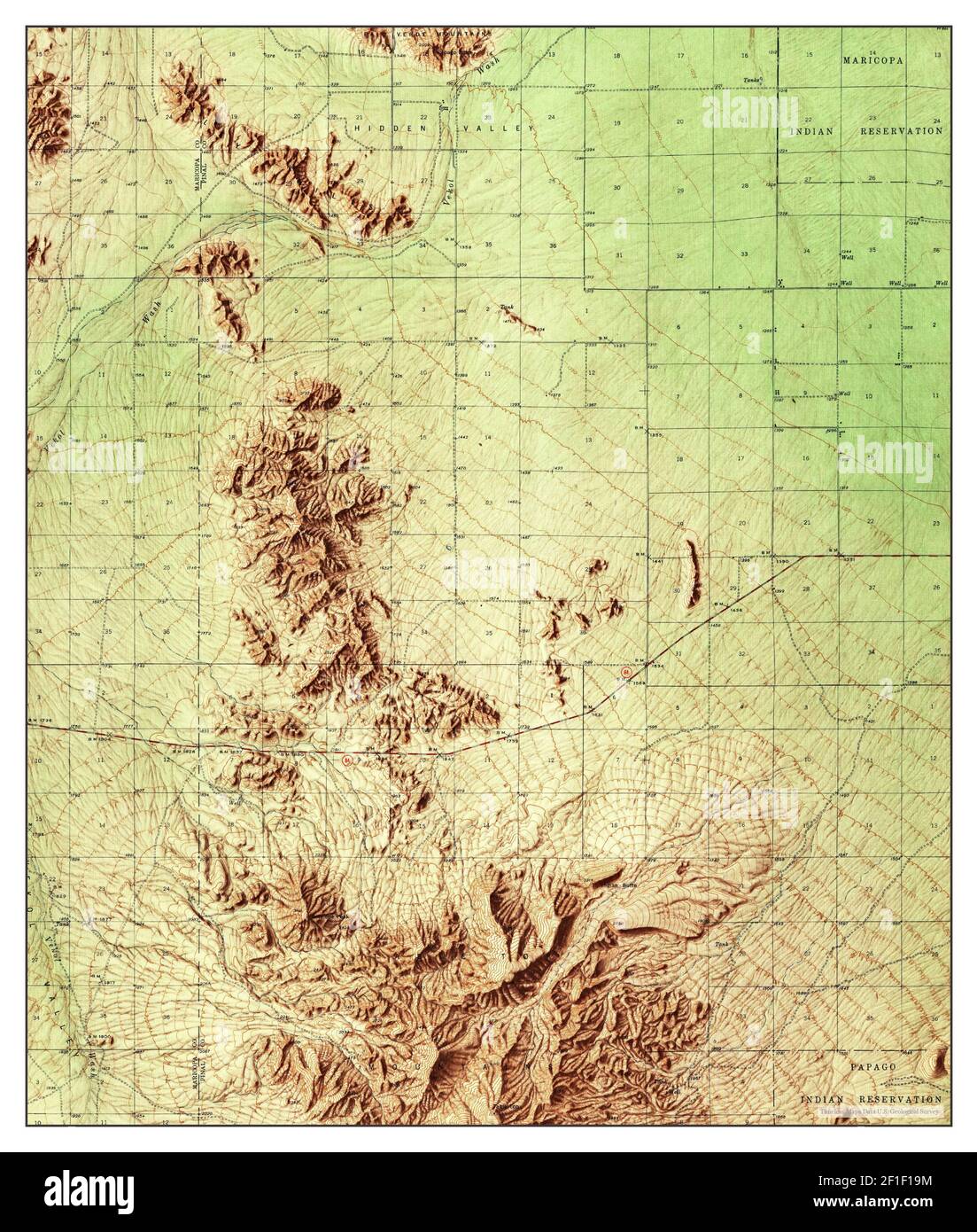 Antelope old map hi-res stock photography and images - Alamy