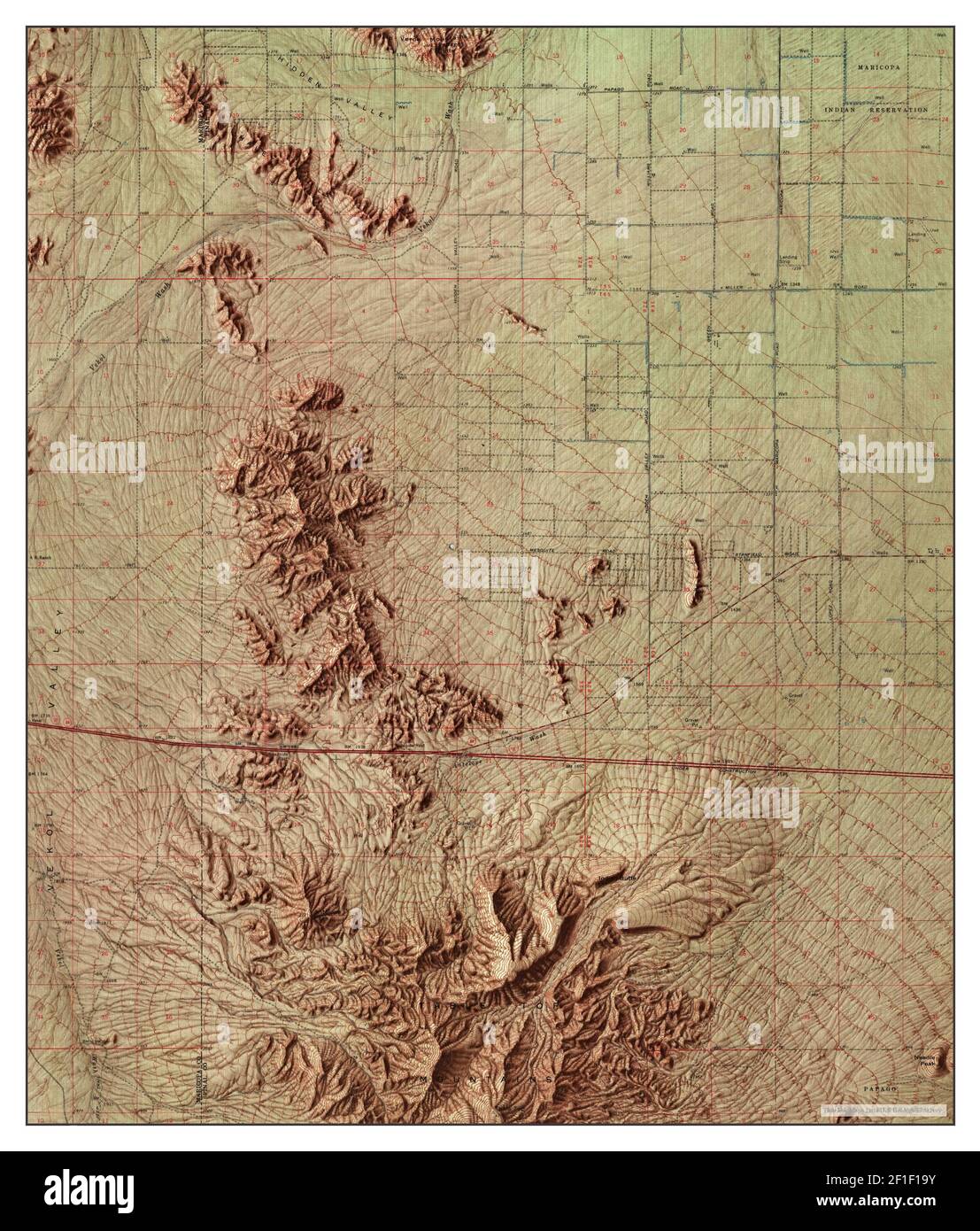 Antelope old map hi-res stock photography and images - Alamy