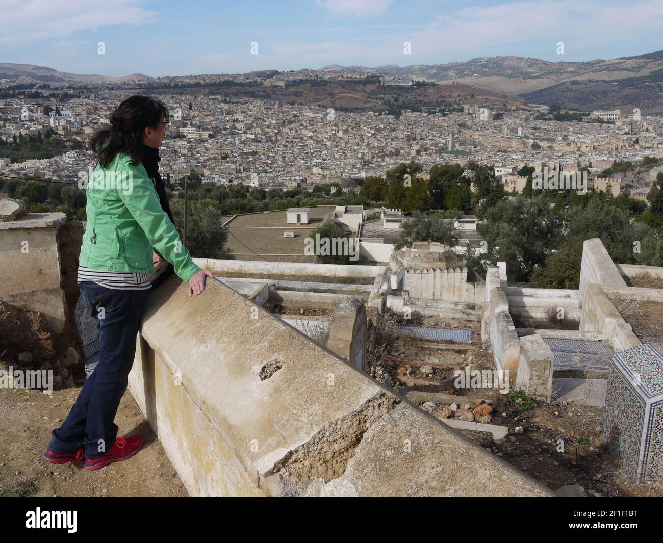 General scenes of people and places in the town of FEZ in the North ...