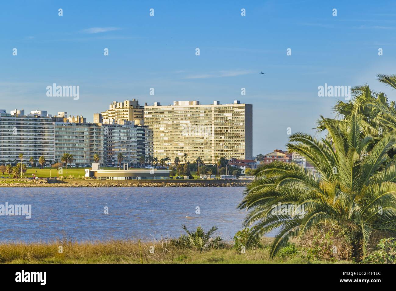 Coastal Urban Scene, Montevideo, Uruguay Stock Photo - Alamy