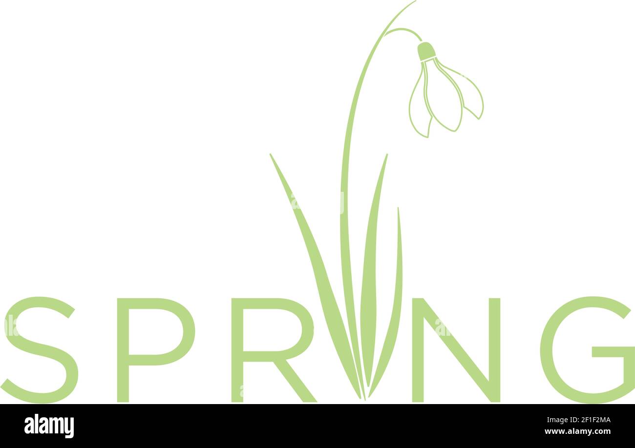 Snowdrop logo Stock Vector Images - Alamy