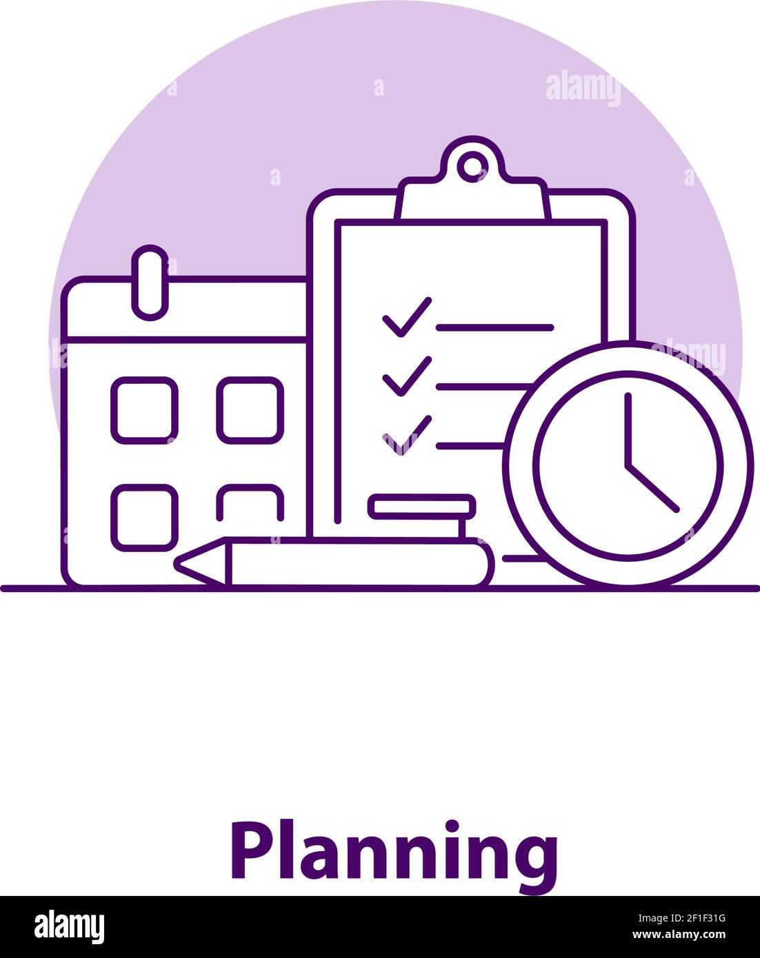 Planning creative UI concept icon Stock Vector Image & Art - Alamy