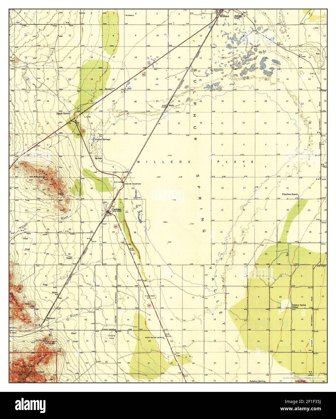 Cochise county map hi-res stock photography and images - Alamy