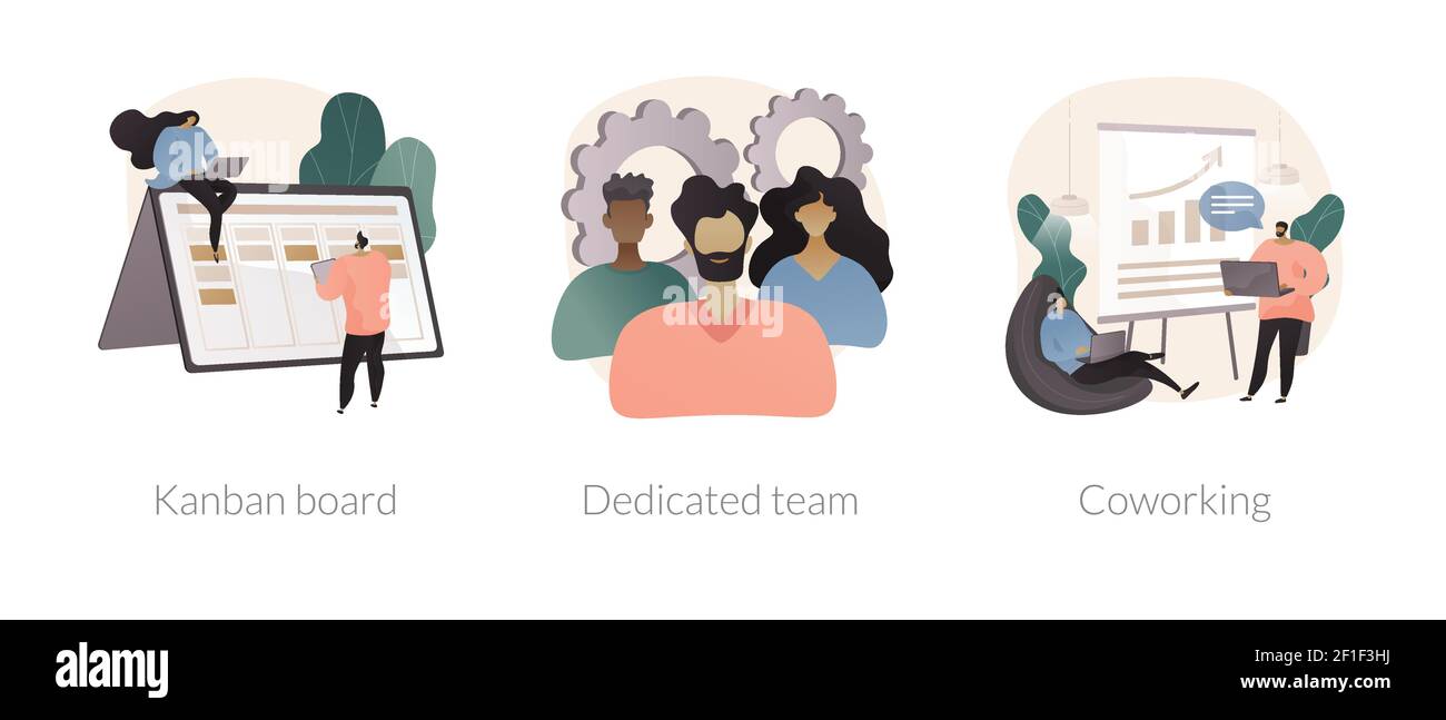 Project Workflow Abstract Concept Vector Illustrations Stock Vector Image And Art Alamy