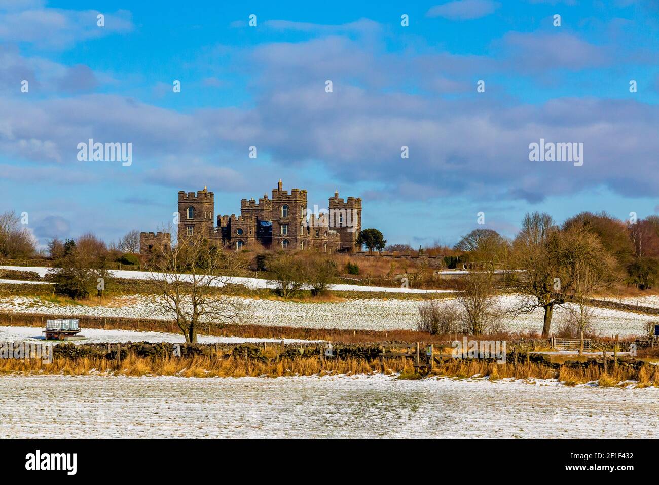 Riber Castle a 19th century grade 2 listed country house built by John ...