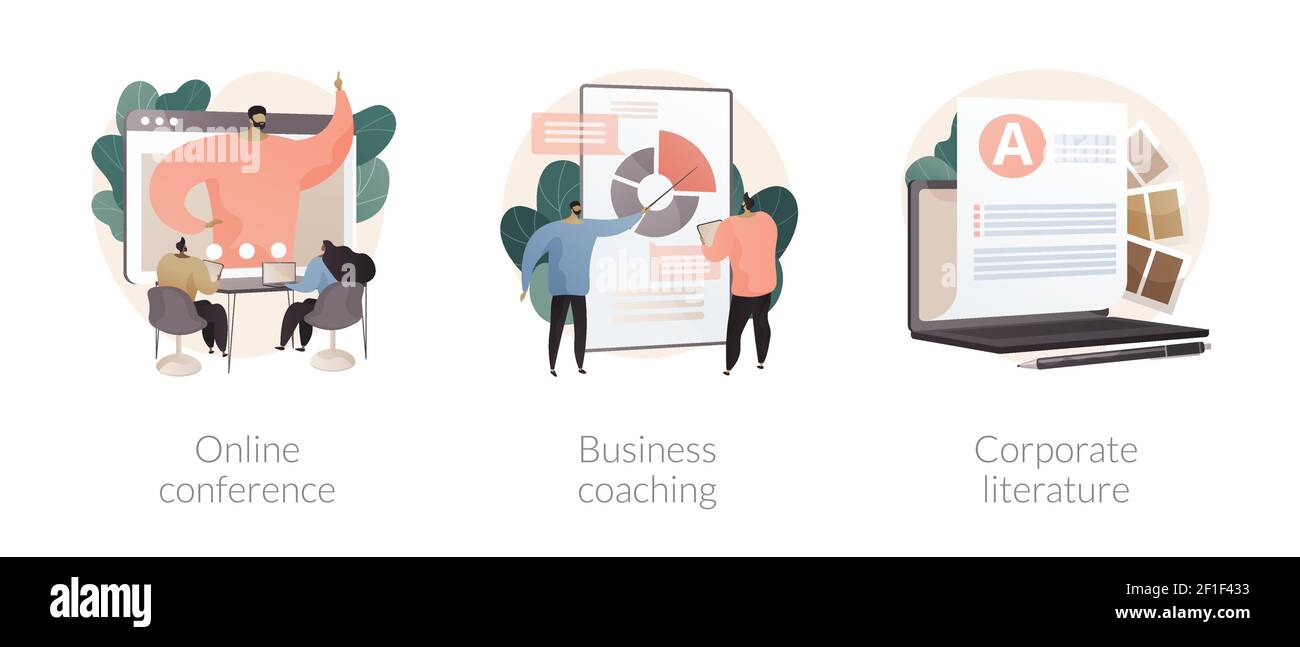 Business training abstract concept vector illustrations Stock Vector ...