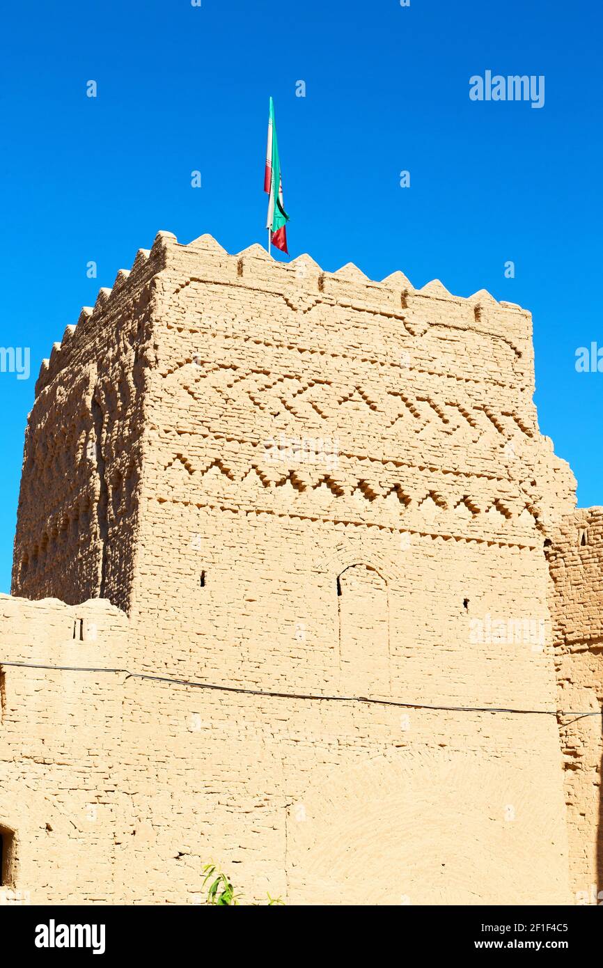In iran the old castle Stock Photo - Alamy