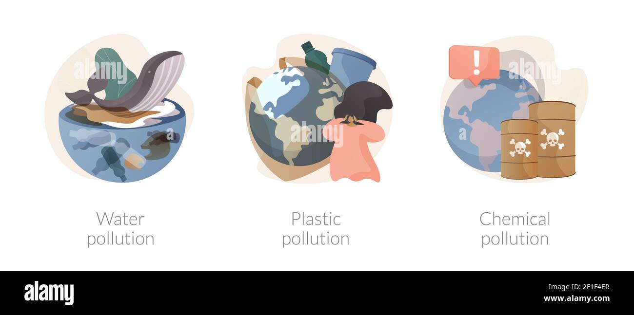 Environmental issue abstract concept vector illustrations Stock Vector ...