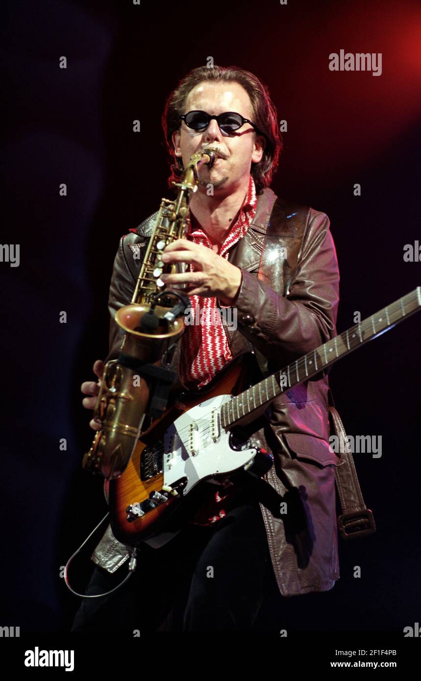 INXS in concert at Wembley Arena in London, UK. 18th June 1997 Stock ...