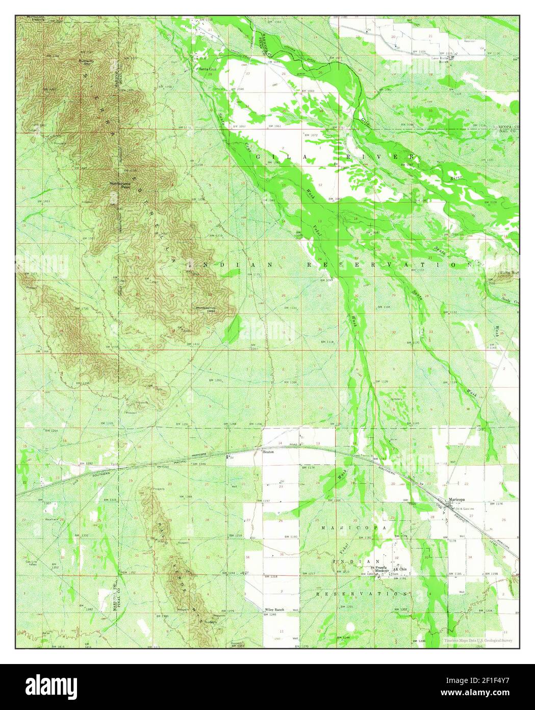 Maricopa county map hi-res stock photography and images - Alamy