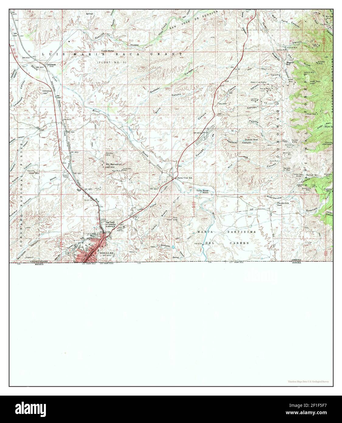 Map of nogales hi-res stock photography and images - Alamy