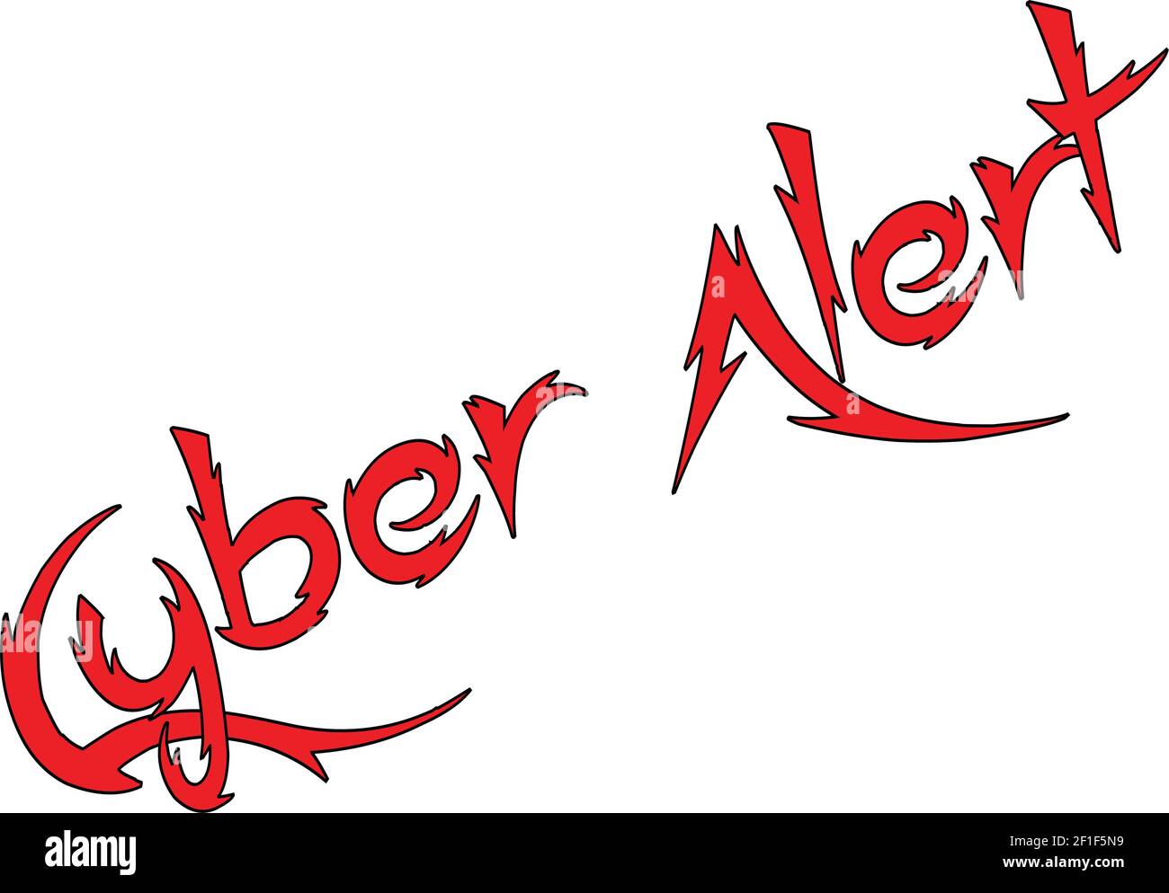 Cyber security threat image Stock Vector Images - Alamy