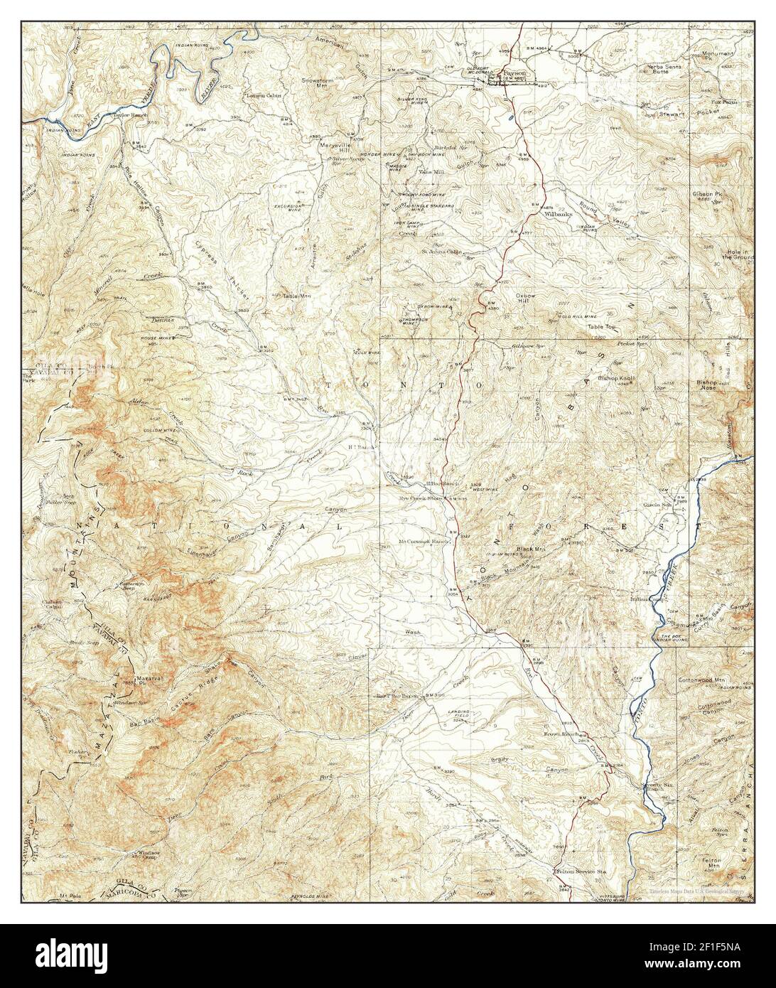 Payson Arizona Map