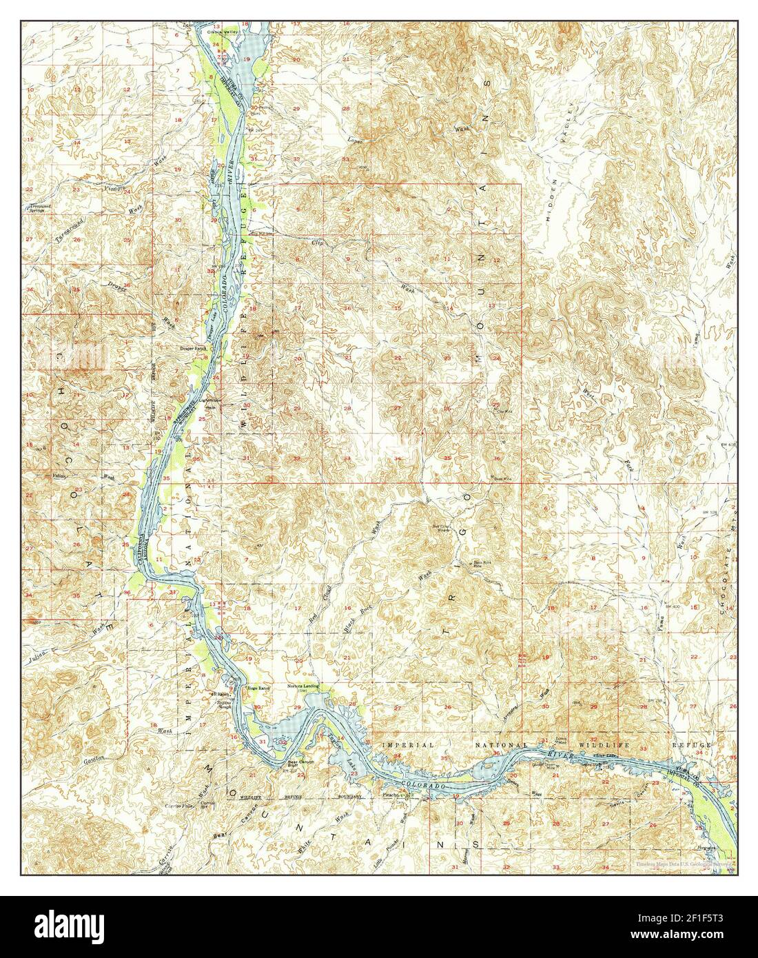 Picacho, Arizona, map 1951, 1:62500, United States of America by ...