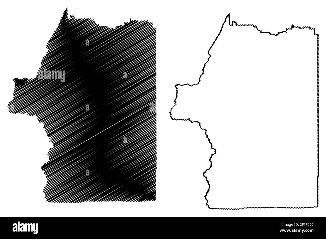 Josephine map Stock Vector Images - Alamy