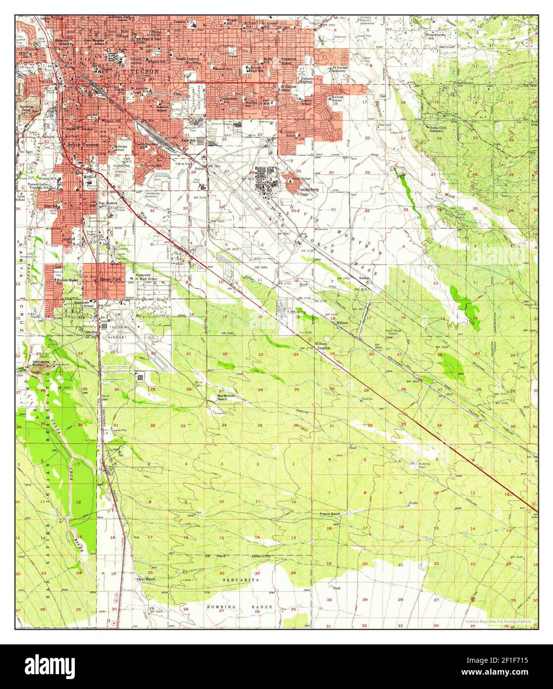 Tucson maps hi-res stock photography and images - Alamy