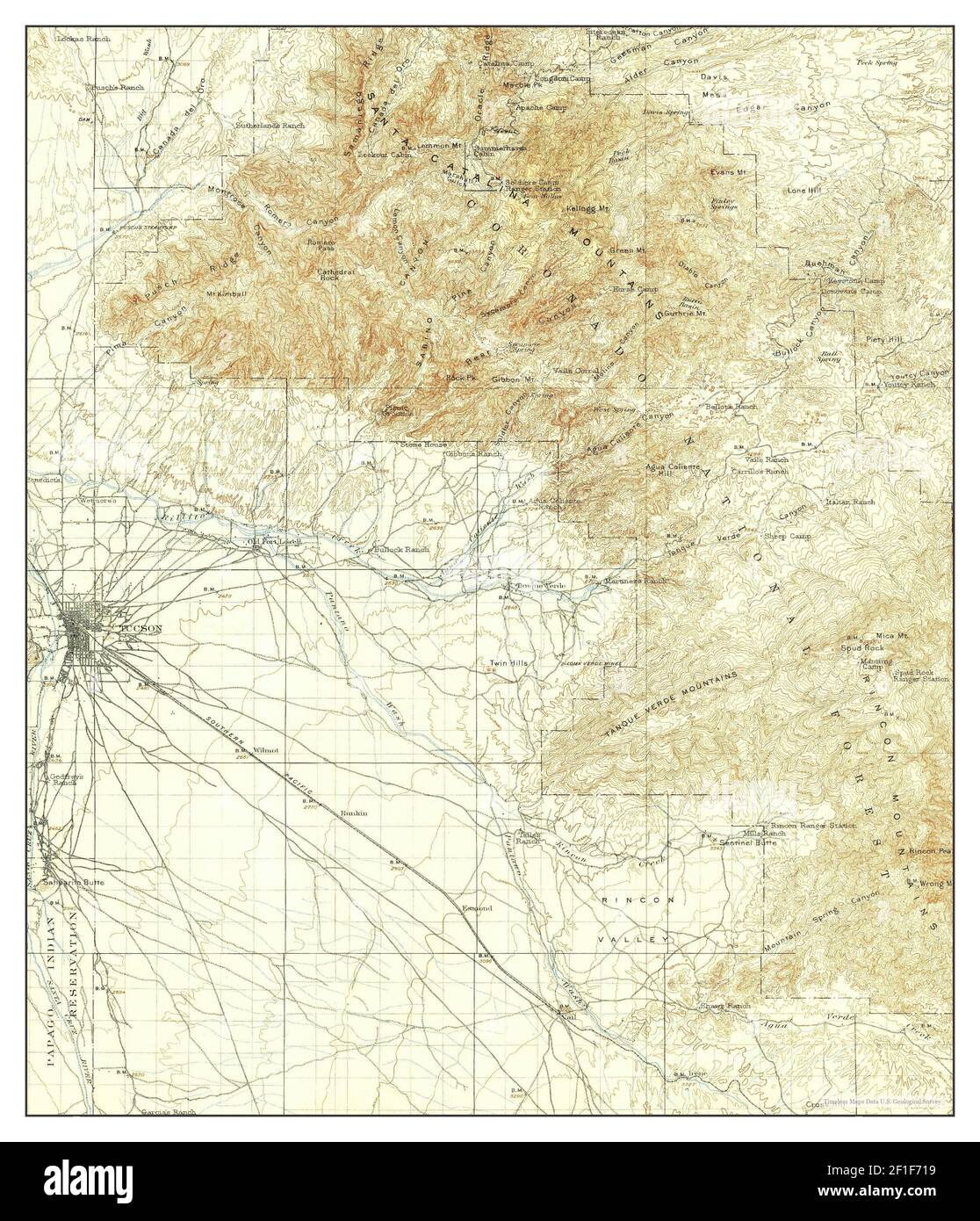 Tucson maps hi-res stock photography and images - Alamy