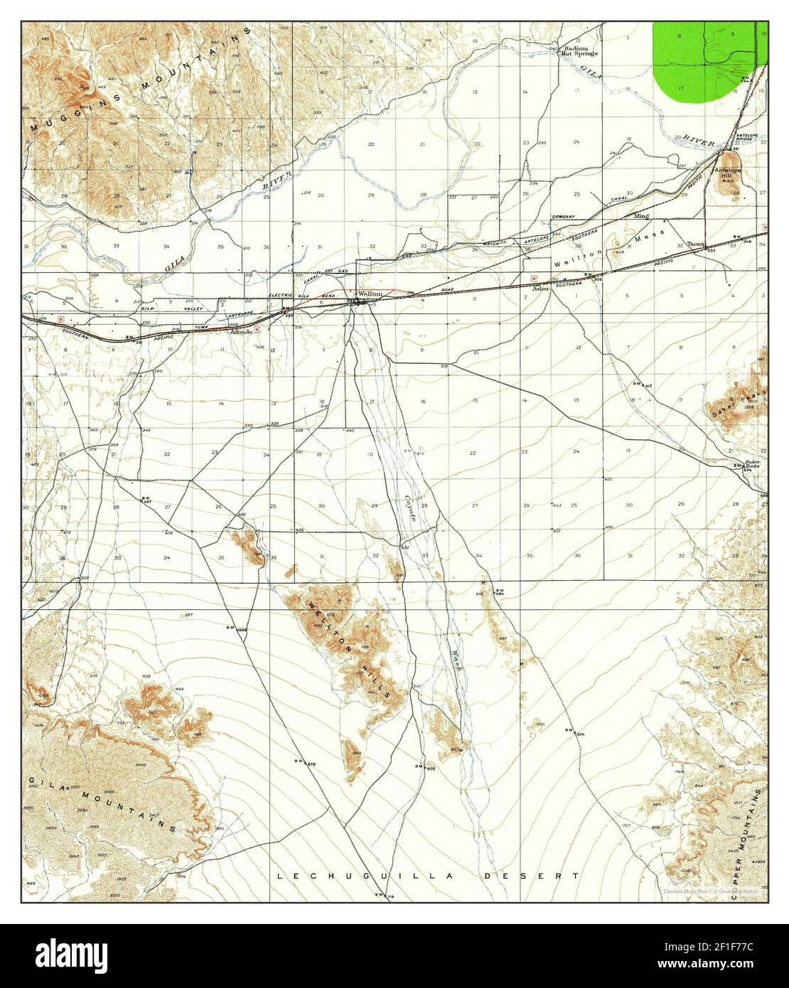 Wellton map hi-res stock photography and images - Alamy