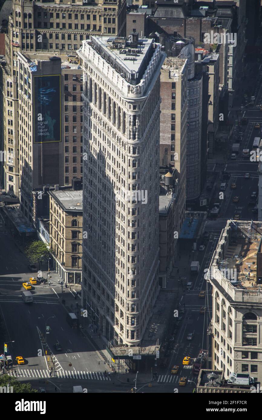 Flatiron building aerial hi-res stock photography and images - Alamy