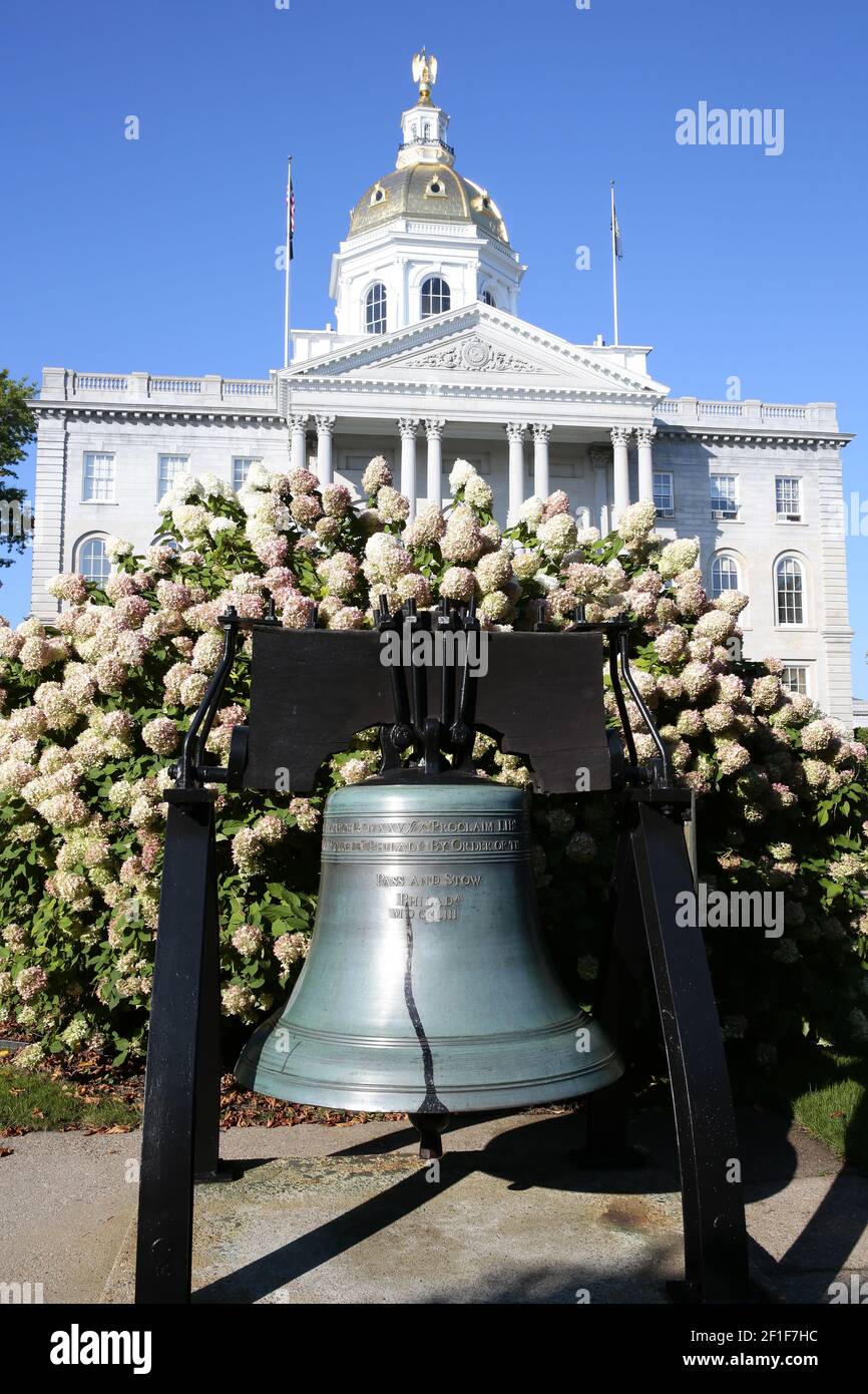 New Hampshire State House Stock Photo - Alamy